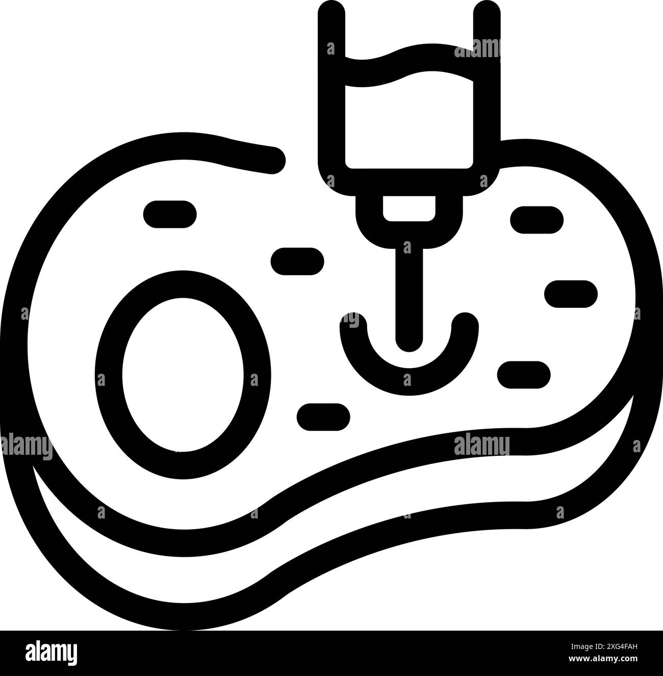 Bioprinting process growing meat from animal cells in a laboratory for ...