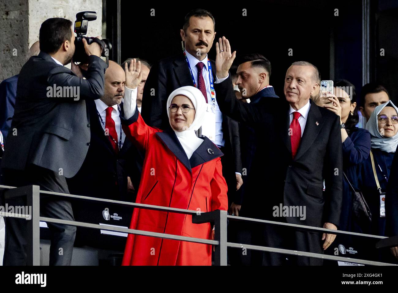 BERLIN - President of Turkey Recep Tayyip Erdogan during the UEFA EURO ...