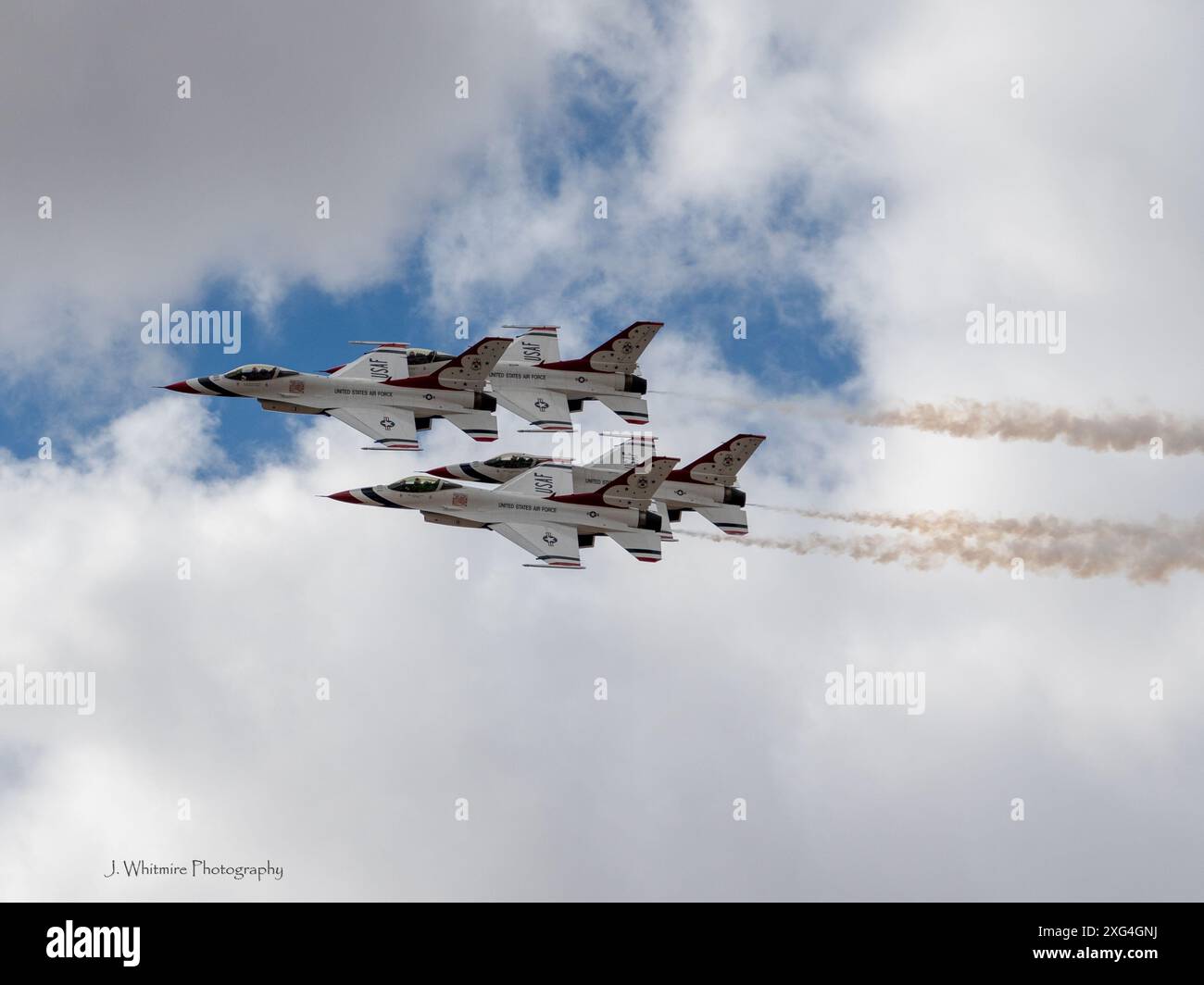 The incredible United States Air Force flight demonstration team, the ...