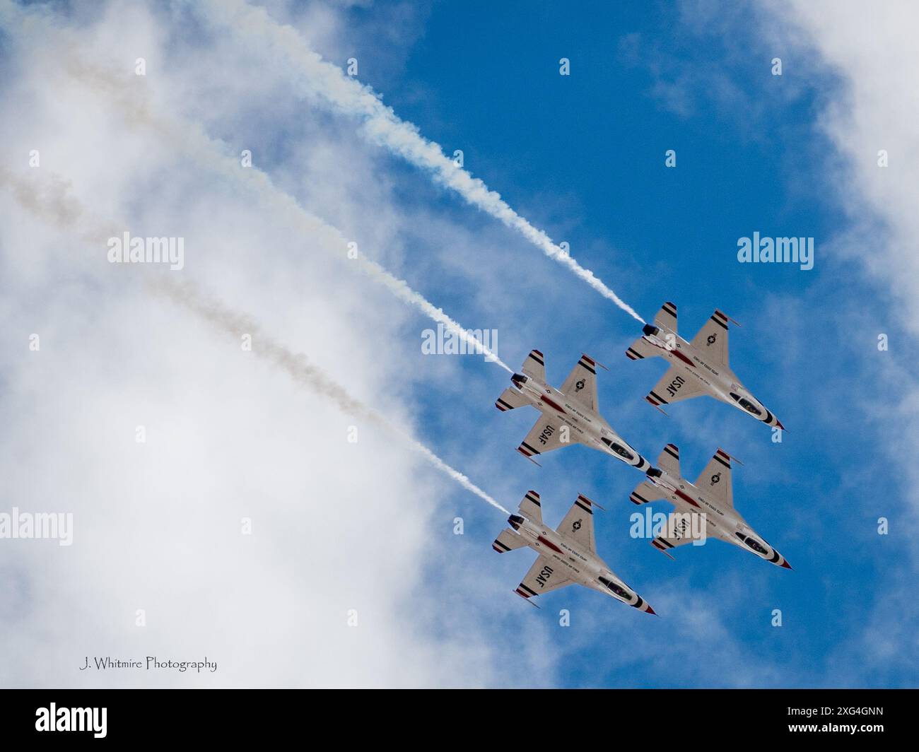 The incredible United States Air Force flight demonstration team, the ...