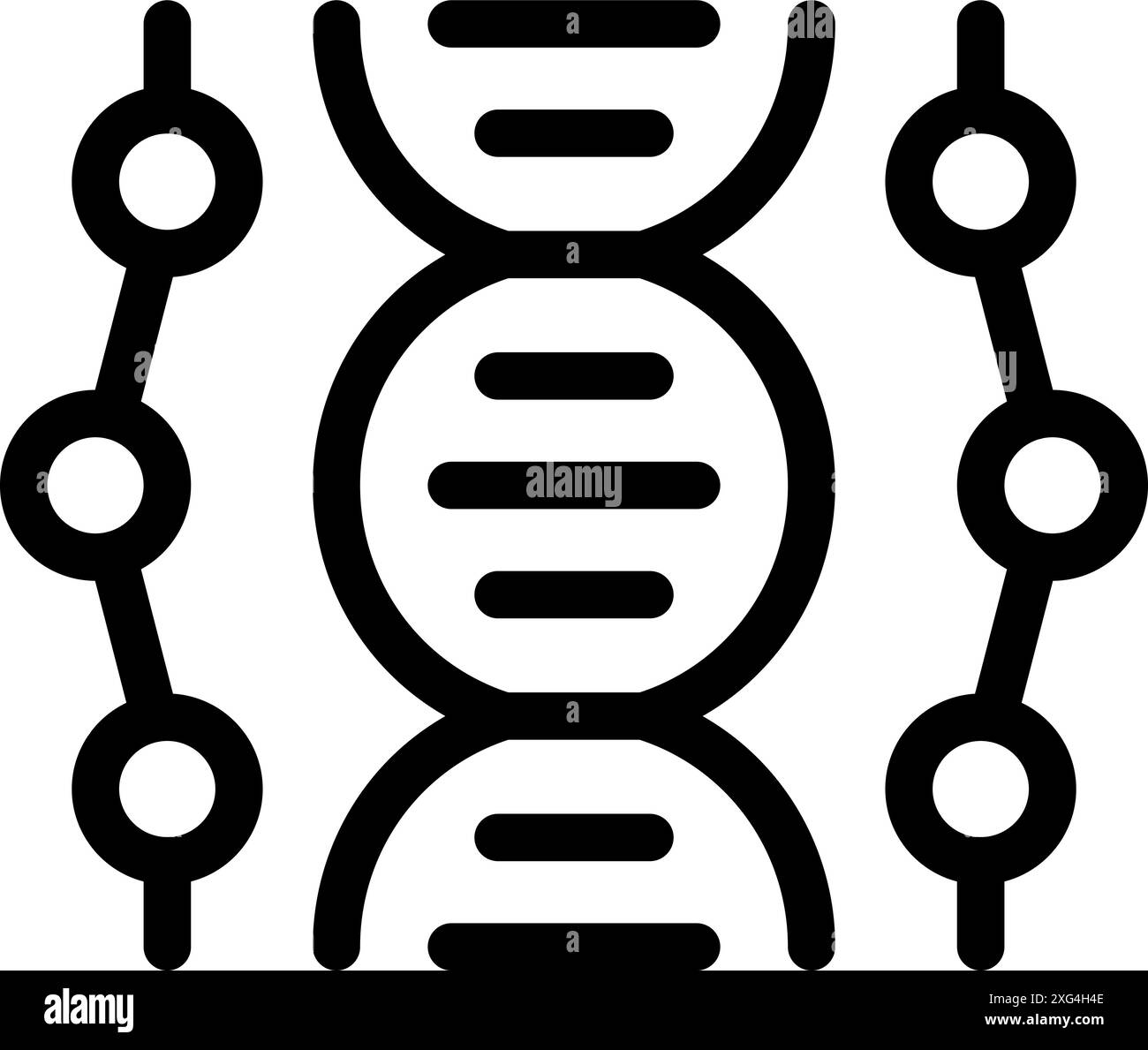 Bold icon depicting the manipulation of dna strands, perfect for ...