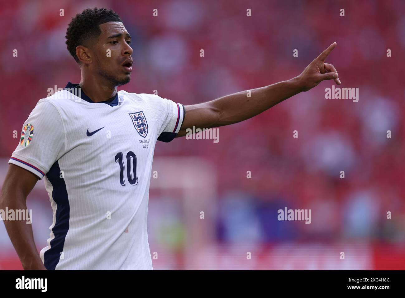Dusseldorf, Germany. 06th July, 2024. Jude Bellingham of England ...