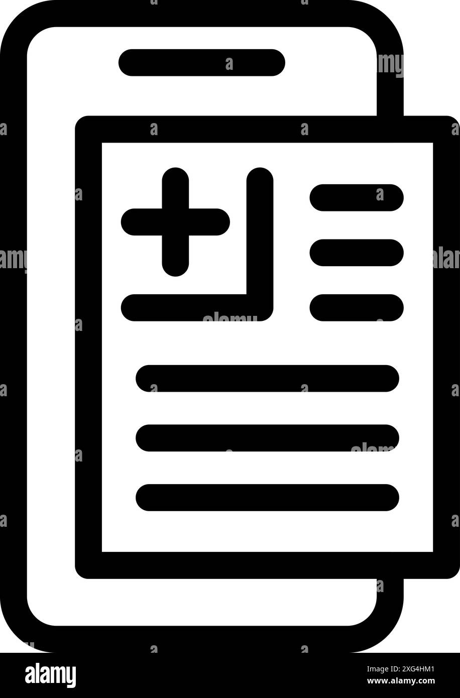 Simple icon representing the concept of telemedicine and online medical ... Simple icon representing the concept of telemedicine and online medical ...