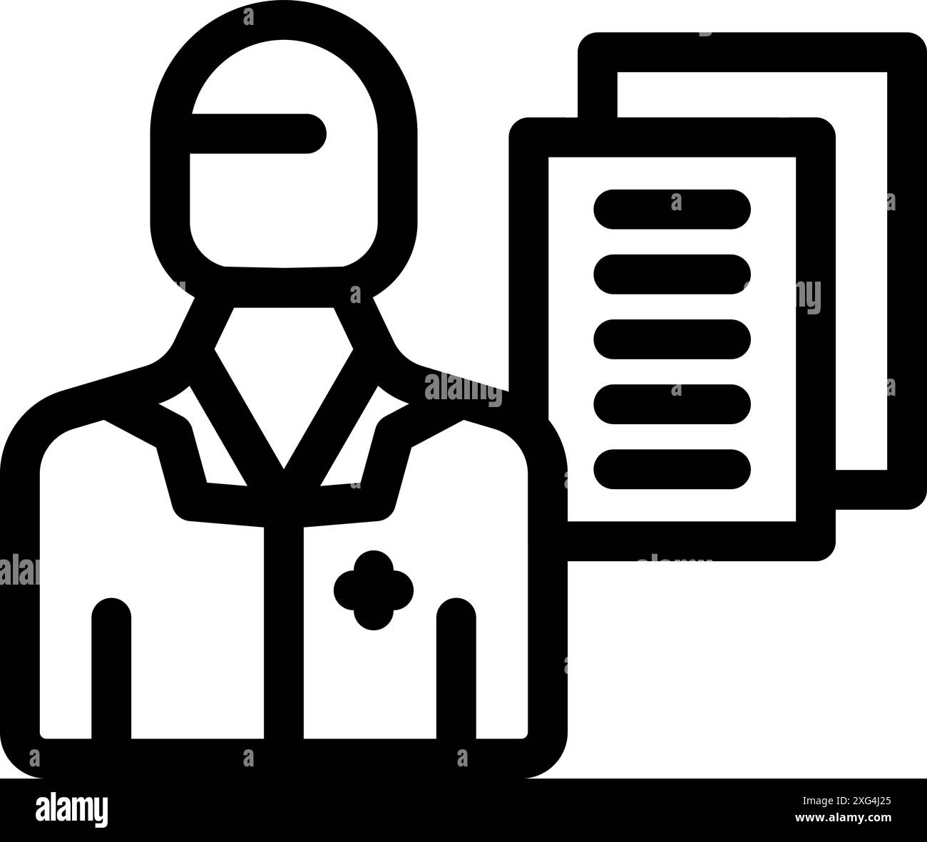 Hospital documentation Black and White Stock Photos & Images - Alamy