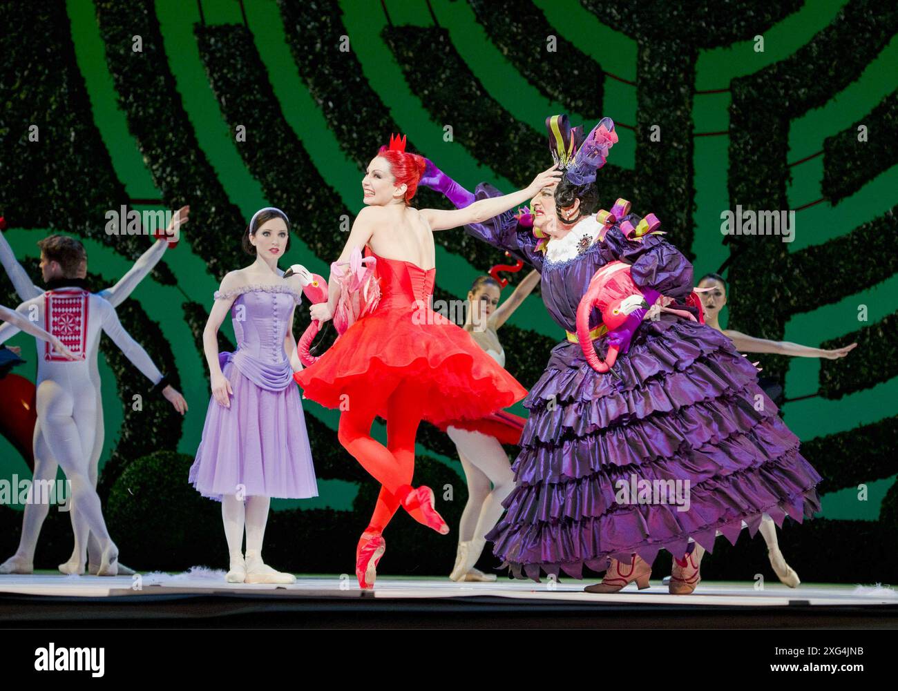 l-r: Sarah Lamb (Alice), Tamara Rojo (The Queen of Hearts), Simon ...