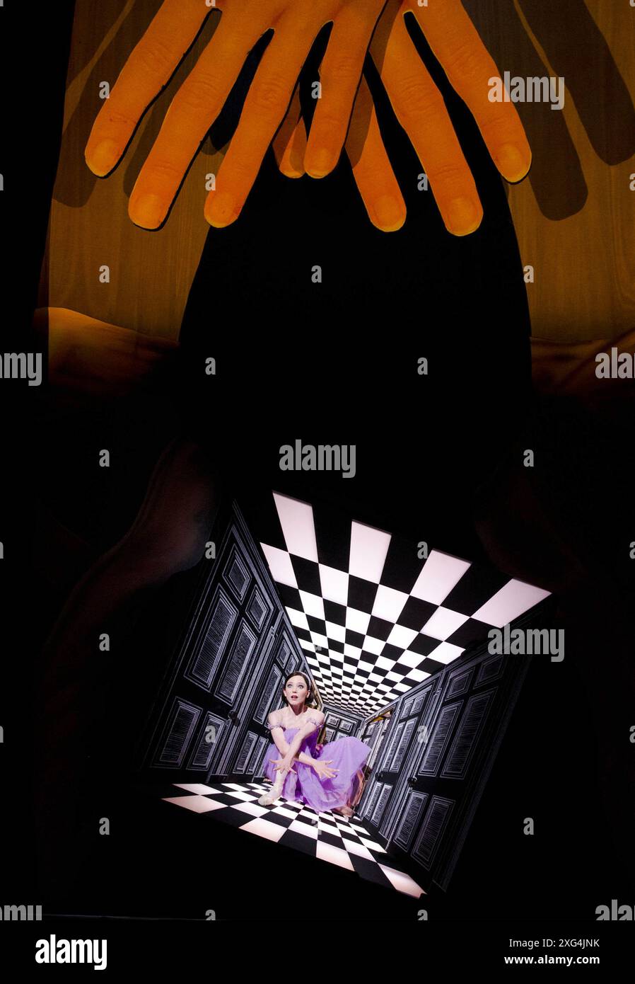 Sarah Lamb (Alice) in ALICE'S ADVENTURES IN WONDERLAND at The Royal ...