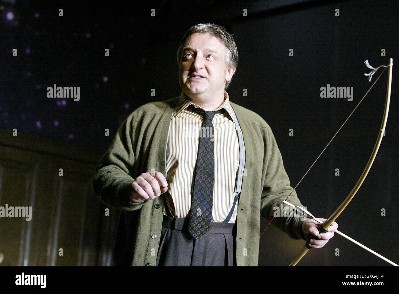Simon Russell Beale (George Moore) in JUMPERS by Tom Stoppard at the ...
