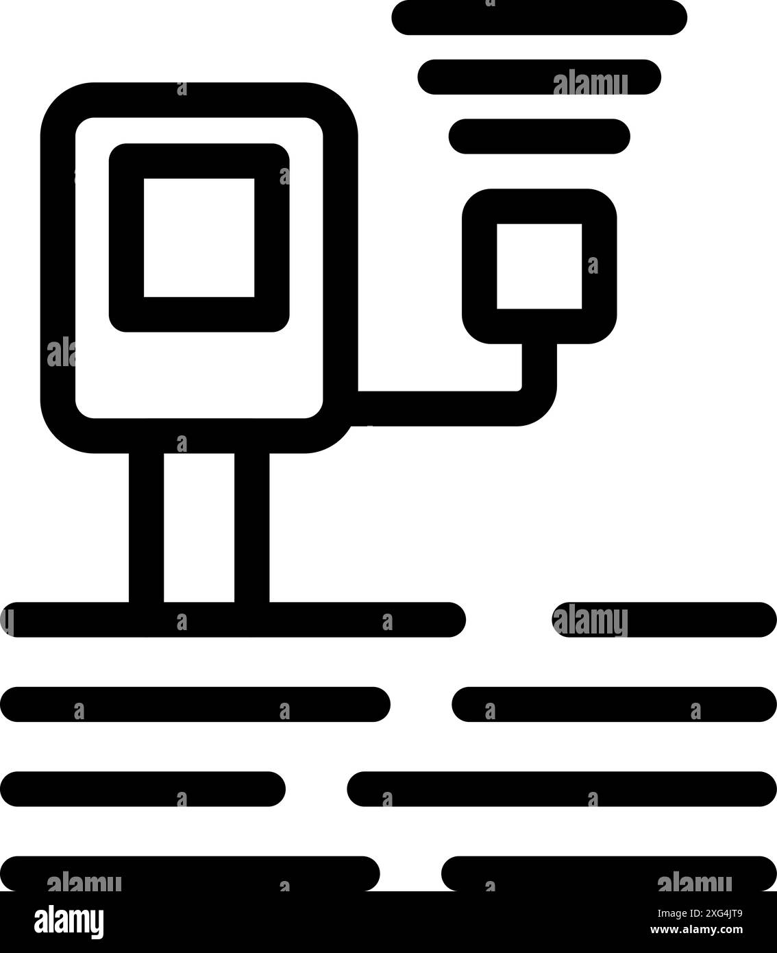 Parking meter accepting payment, symbolizing the transition to modern ...