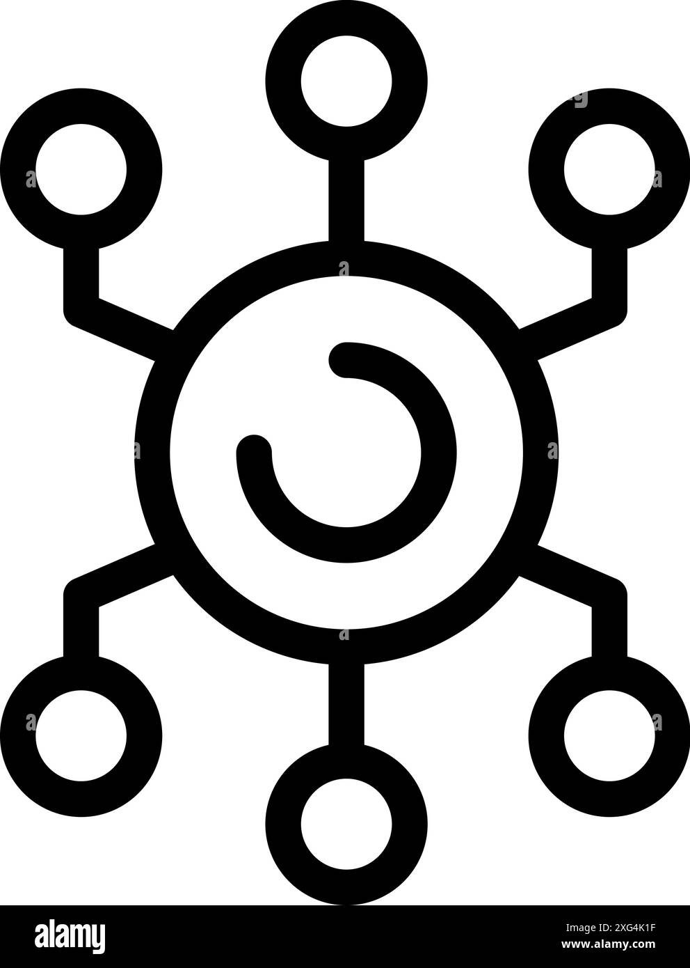 Network nodes cloud computing Stock Vector Images - Alamy