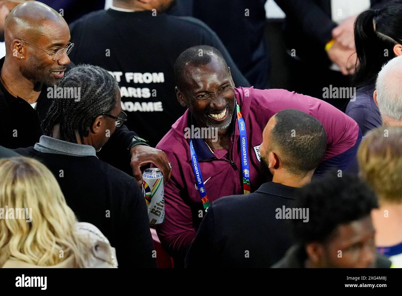 England assistant coach Jimmy Floyd Hasselbaink after the UEFA Euro ...