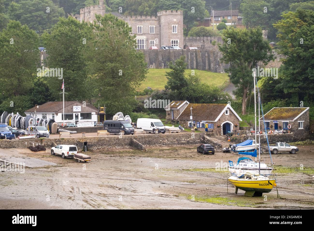 Watermouth, North Devon, UK – June 23 2024. Watermouth Castle and ...
