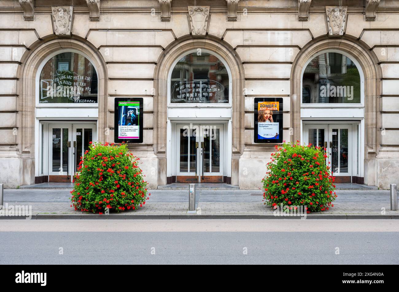 Leuven, Flanders, Belgium, June 30 2024 - The 30CC Schouwburg or ...