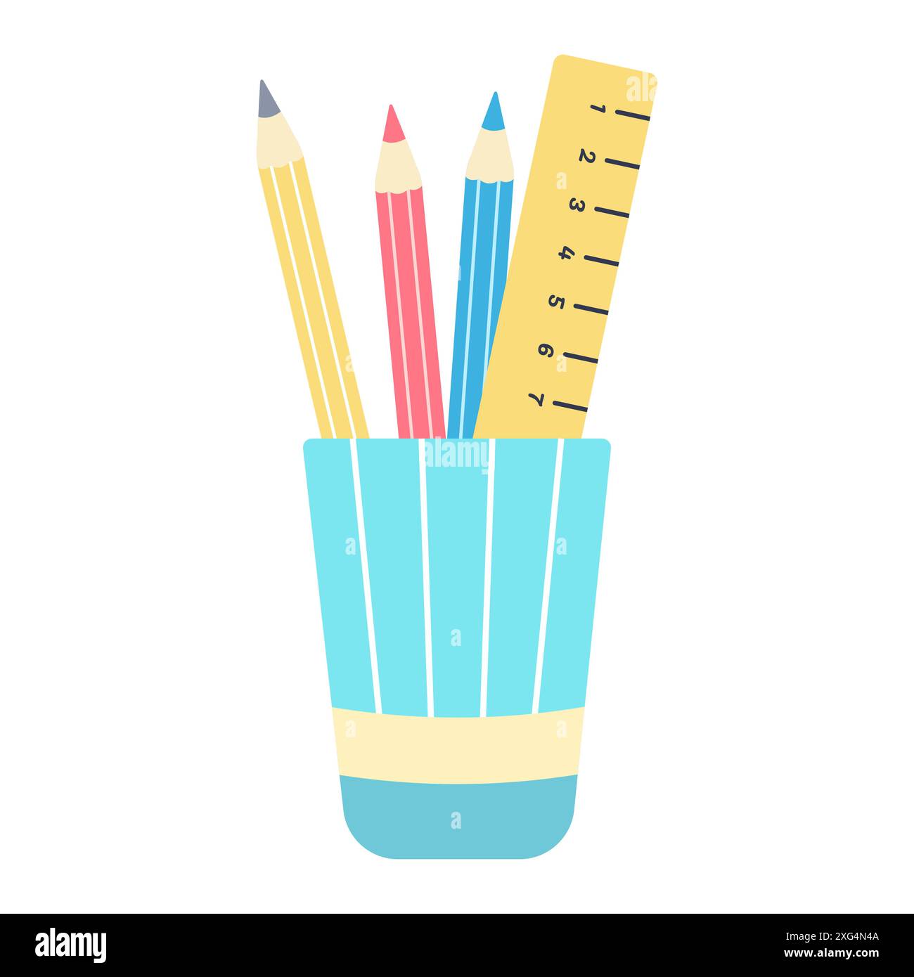 Back to school. School supplies. Vector illustration Stock Vector Image ...
