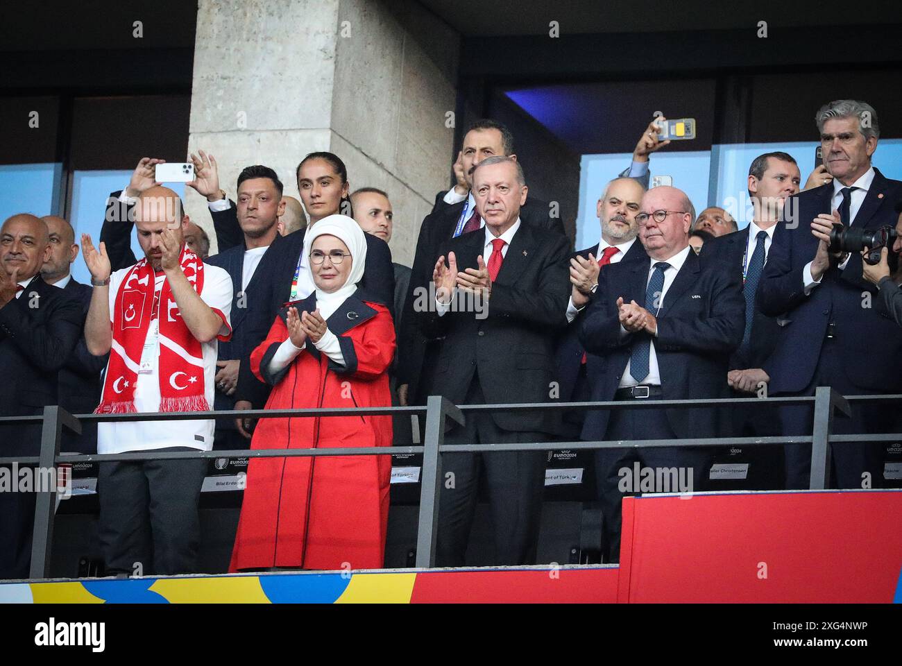 Berlin, Germany. 6th Jul 2024. Recep Tayyip Erdogan, president of Turkey, VIP guest of the UEFA ...