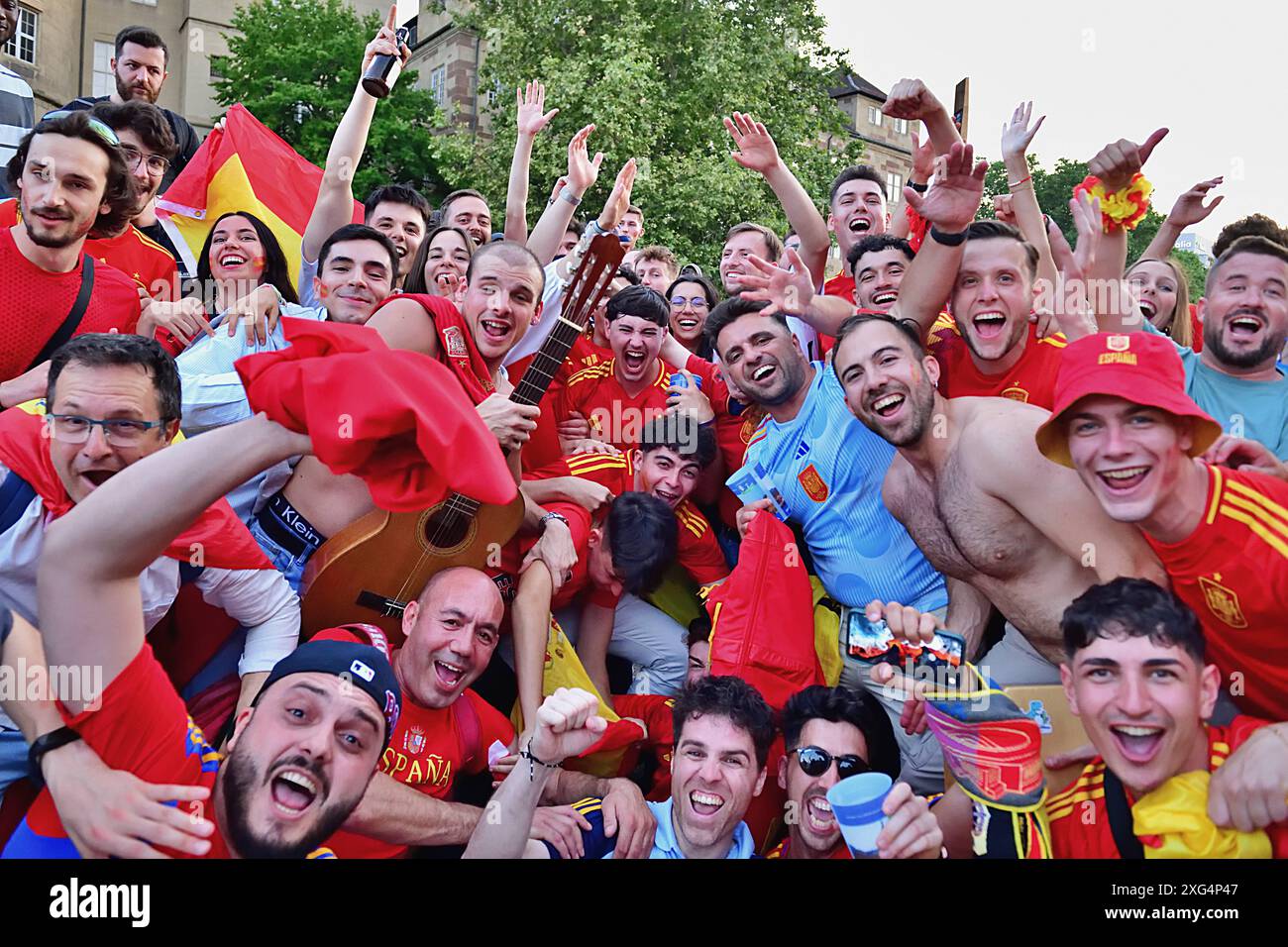 5.7.2024 Fanzone Stuttgart Die Fan Zone am Stuttgarter Schlossplatz zur ...