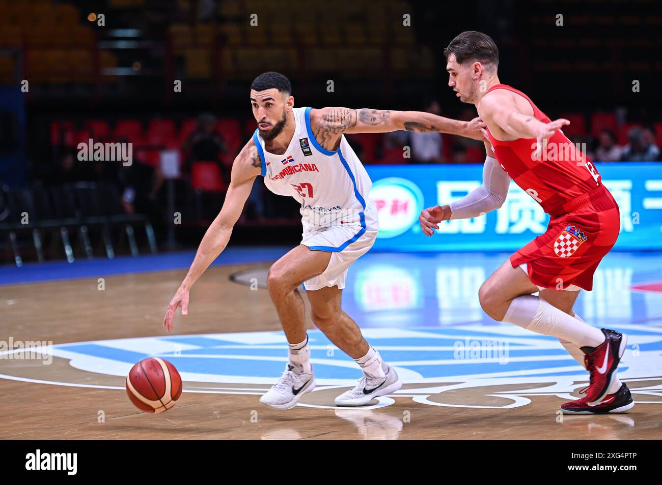 27 Christopher Theoret Duarte of Dominican Republic competing with 8 ...