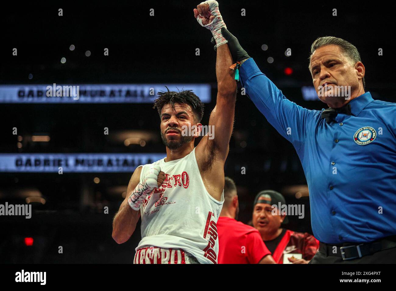 Gabriel Muratalla celebrates the victory vs Carlos Fontes Bantamweight ...