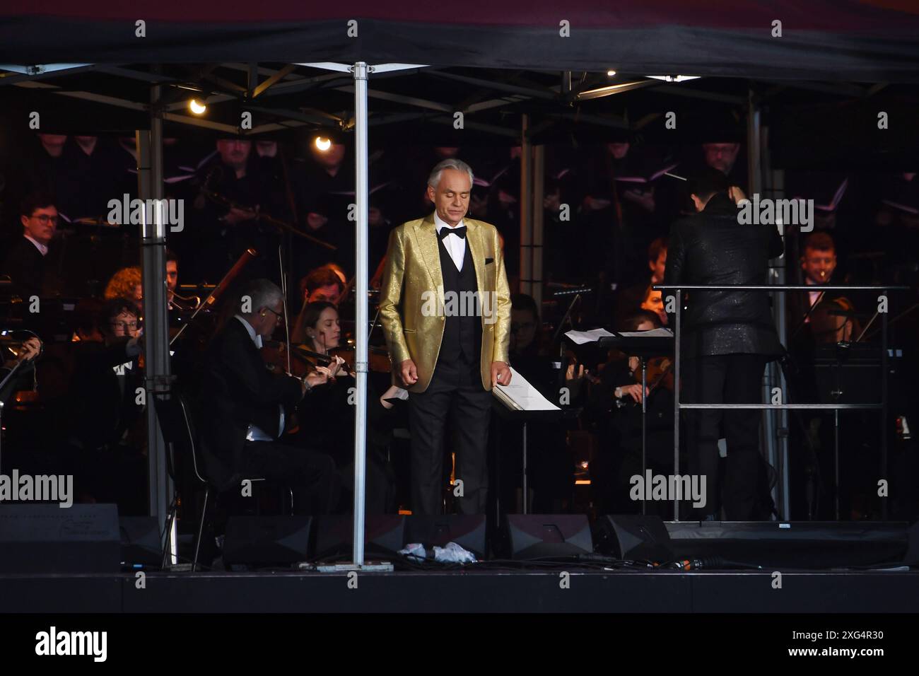 London, UK. 05th July, 2024. LONDON, ENGLAND - JULY 05: Andrea Bocelli ...