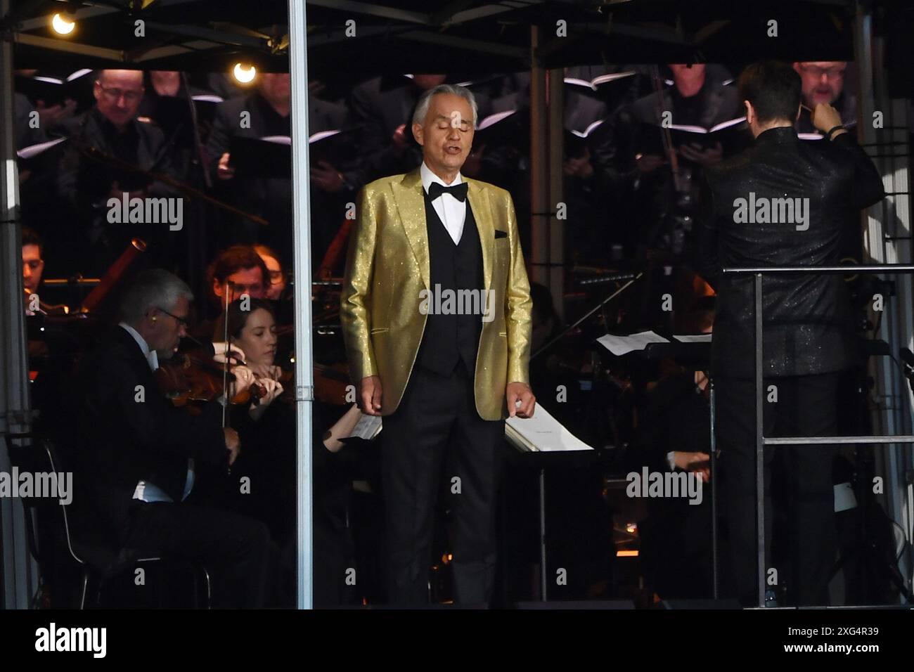 London, UK. 05th July, 2024. LONDON, ENGLAND - JULY 05: Andrea Bocelli ...