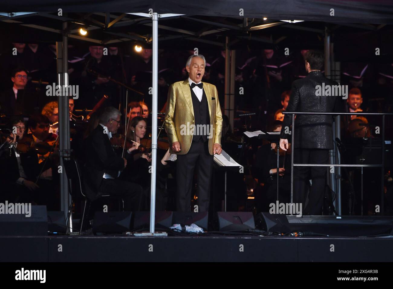 London, UK. 05th July, 2024. LONDON, ENGLAND - JULY 05: Andrea Bocelli ...