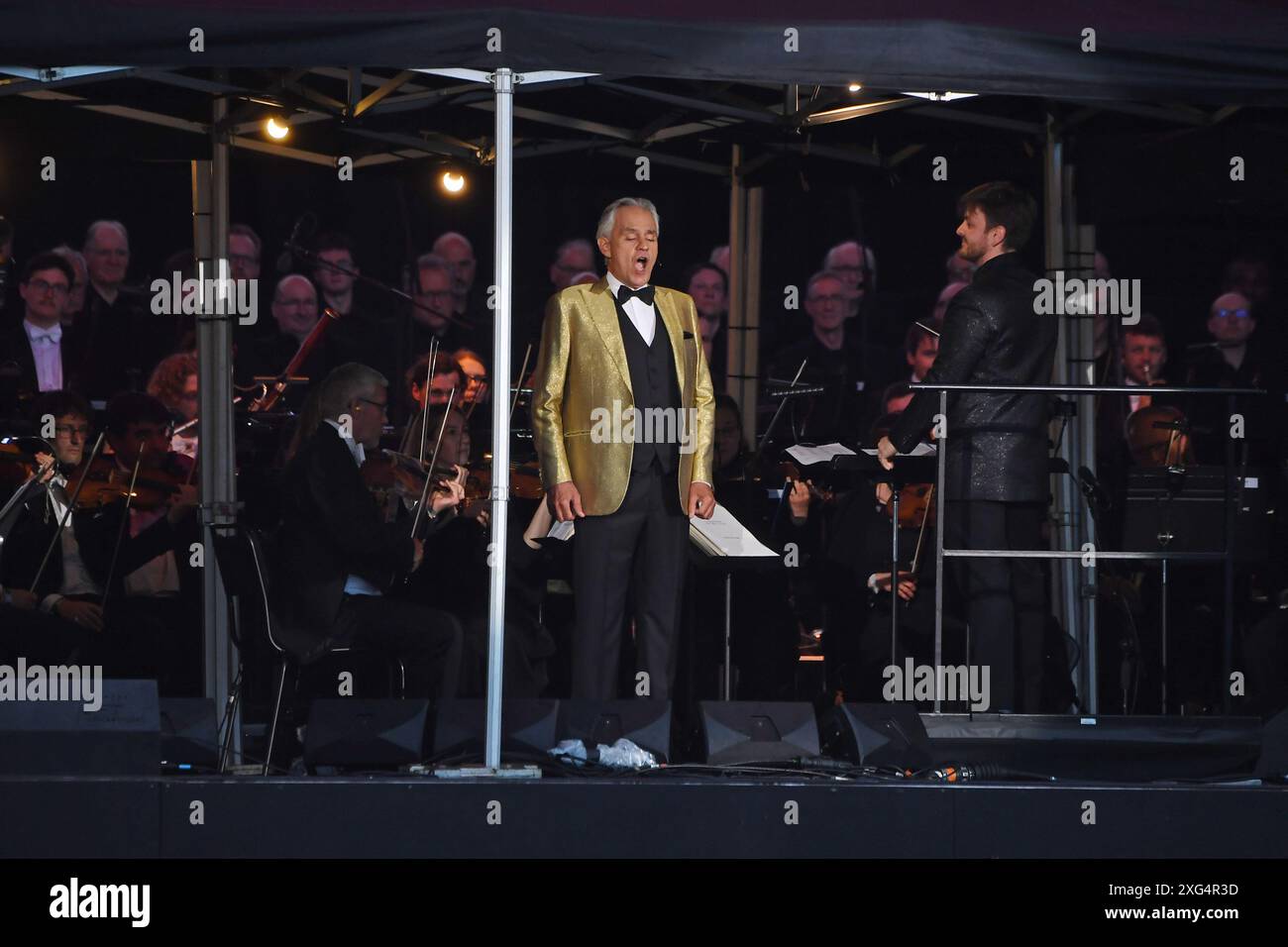 London, UK. 05th July, 2024. LONDON, ENGLAND - JULY 05: Andrea Bocelli ...