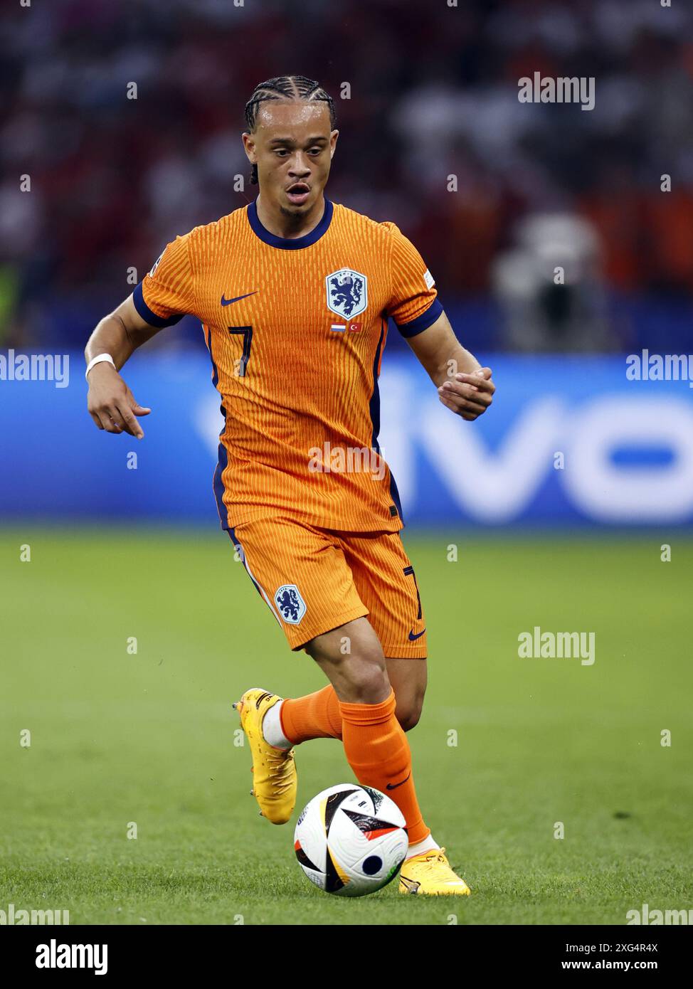 BERLIN - Xavi Simons of Holland during the UEFA EURO 2024 quarter-final ...