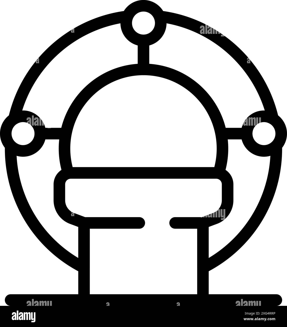 Patient is undergoing an mri scan, with their brain activity being ...
