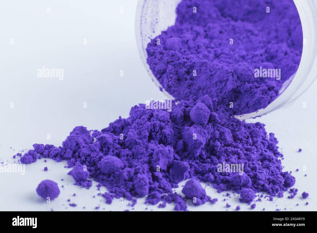 Manganese Violet pigment on a white background Stock Photo - Alamy