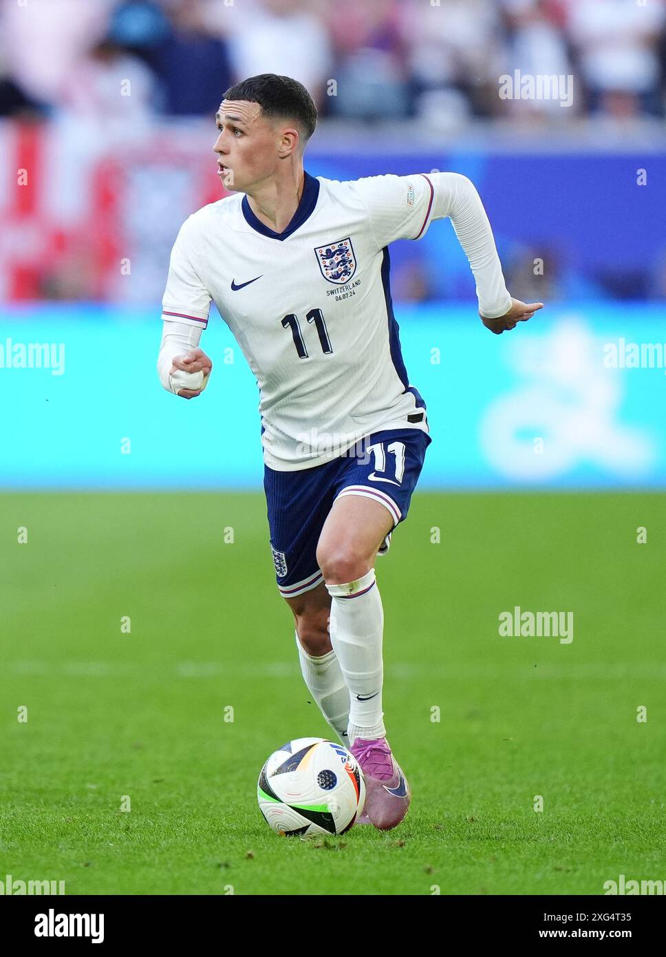 England's Phil Foden during the UEFA Euro 2024, quarter-final match at ...
