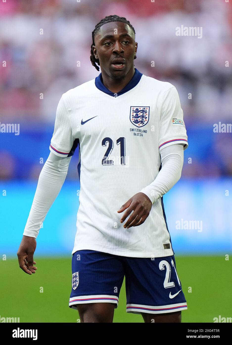 England's Eberechi Eze during the UEFA Euro 2024, quarter-final match ...