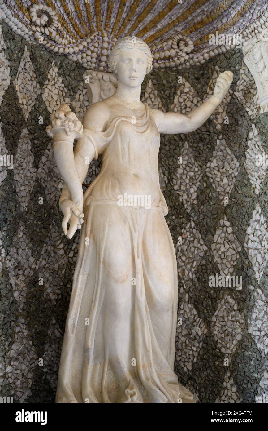 An ancient statue in Casina Pio IV (Pontifical Academy of Sciences) in ...