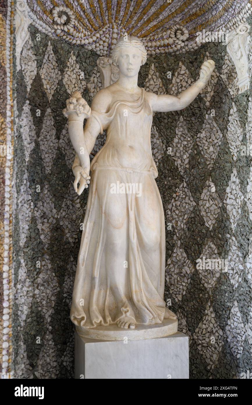 An ancient statue in Casina Pio IV (Pontifical Academy of Sciences) in ...