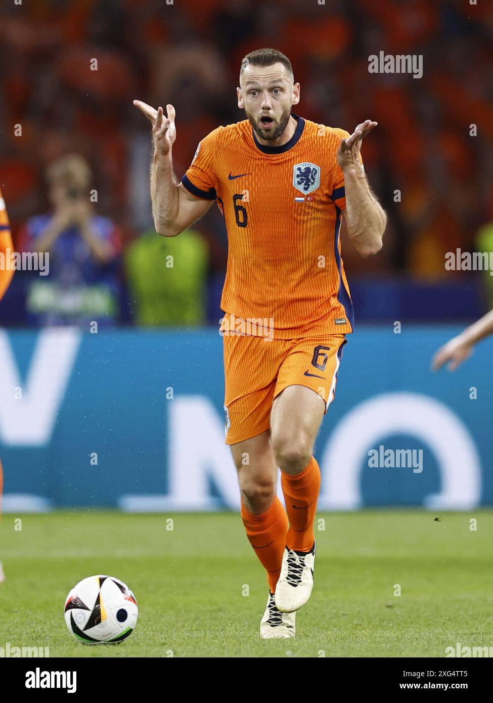 BERLIN - Stefan De Vrij of Holland during the UEFA EURO 2024 quarter ...