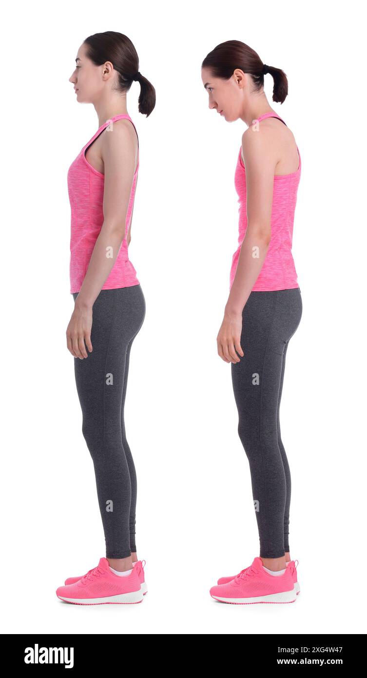 Good and bad posture hi-res stock photography and images - Alamy