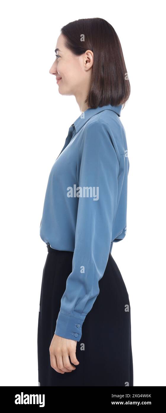 Woman posture correct position hi-res stock photography and images - Alamy