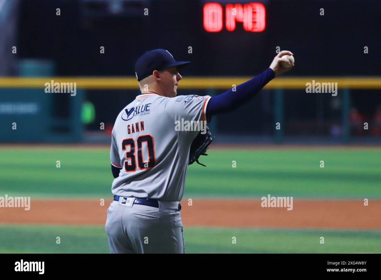 Mexico City, Mexico. 05th July, 2024. Cameron Gann #30 of Tigres de ...