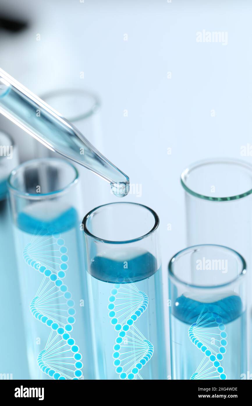 Dripping clear liquid reagent test hi-res stock photography and images ...