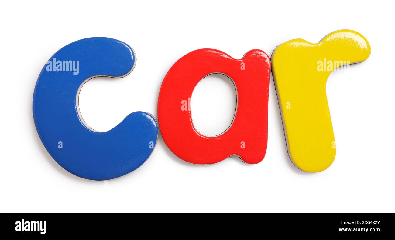 Alphabet with car hi-res stock photography and images - Alamy