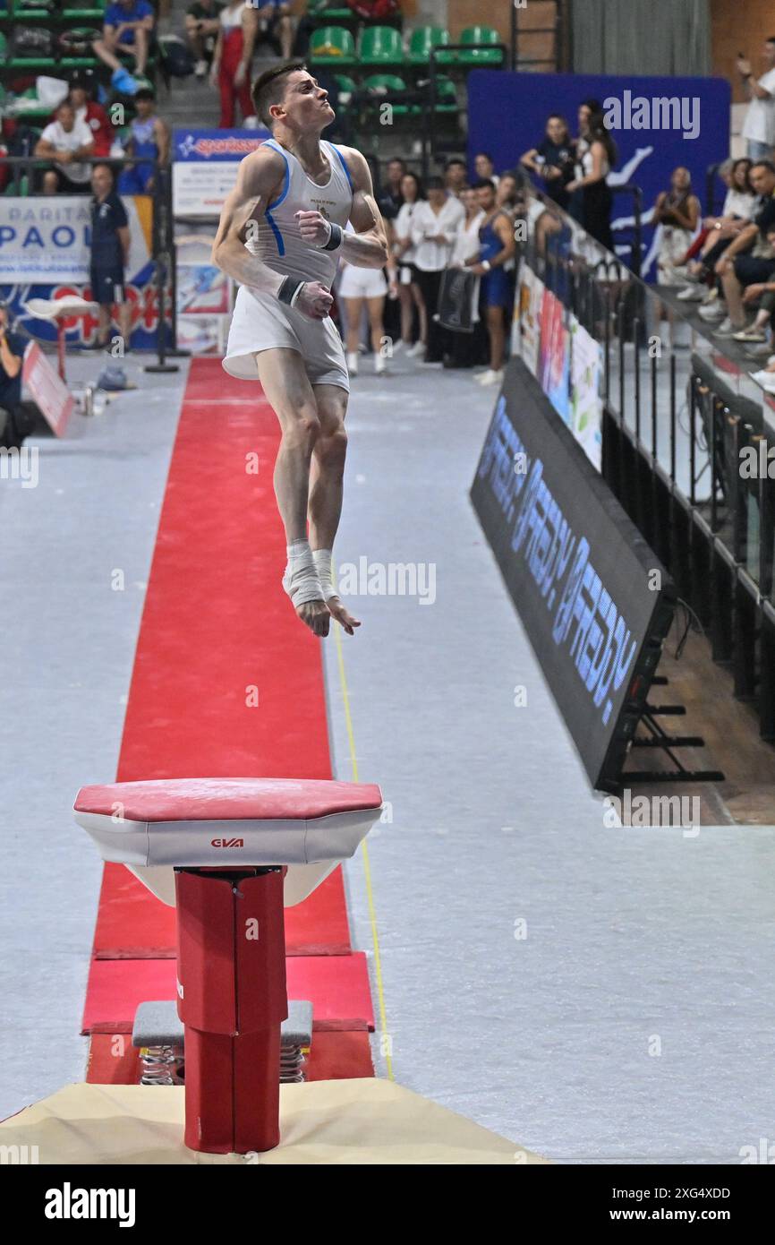 Mario Macchiati (Fiamme Oro) - during Men's Vault during Campionati ...