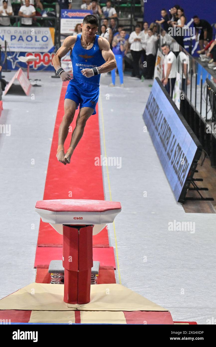 Yumin Abbadini (Aereonautica Militare) - Men's Vault during Campionati ...