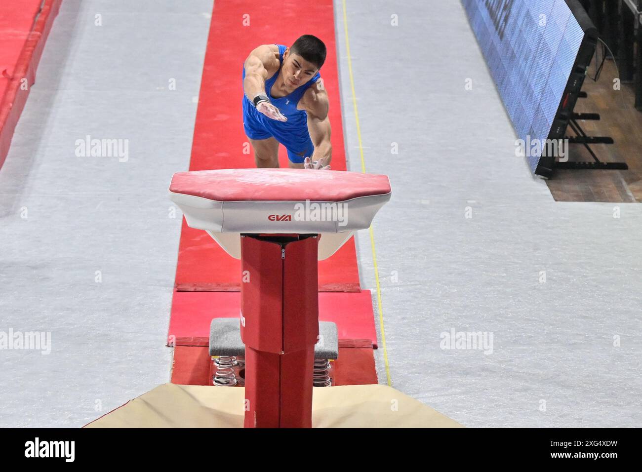 Yumin Abbadini (Aereonautica Militare) - Men's Vault during Campionati ...