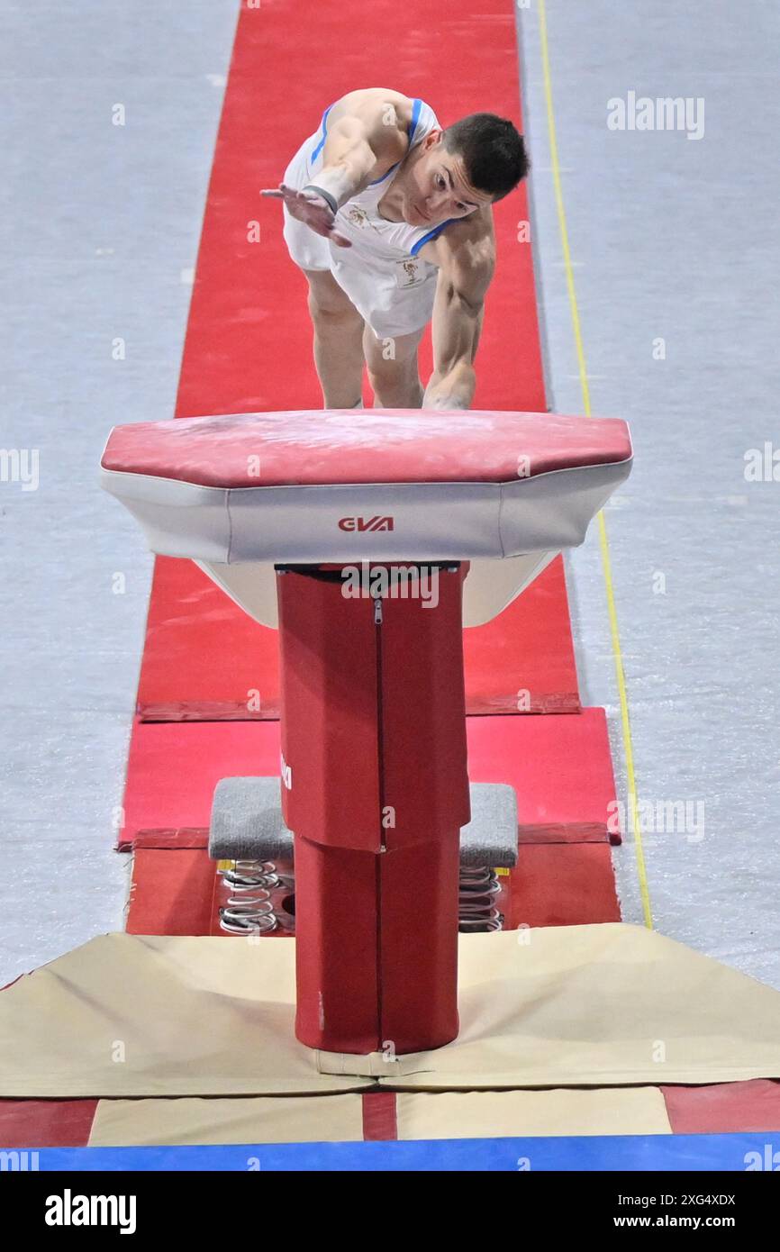 Mario Macchiati (Fiamme Oro) - during Men's Vault during Campionati ...