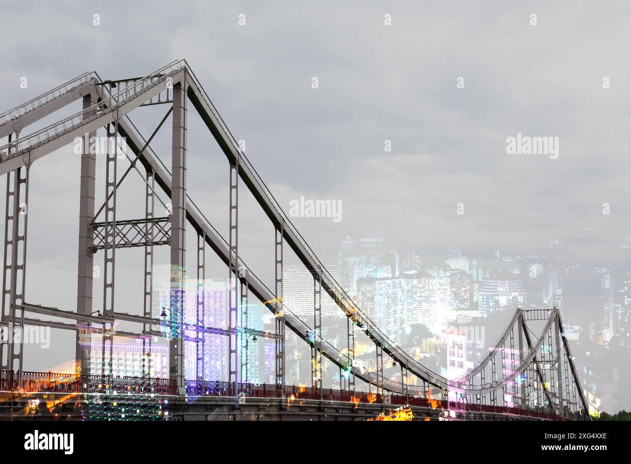 Double exposure residential buildings hi-res stock photography and ...