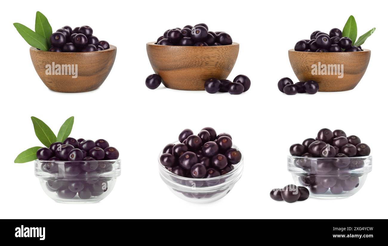 Acai bowls Cut Out Stock Images & Pictures - Alamy