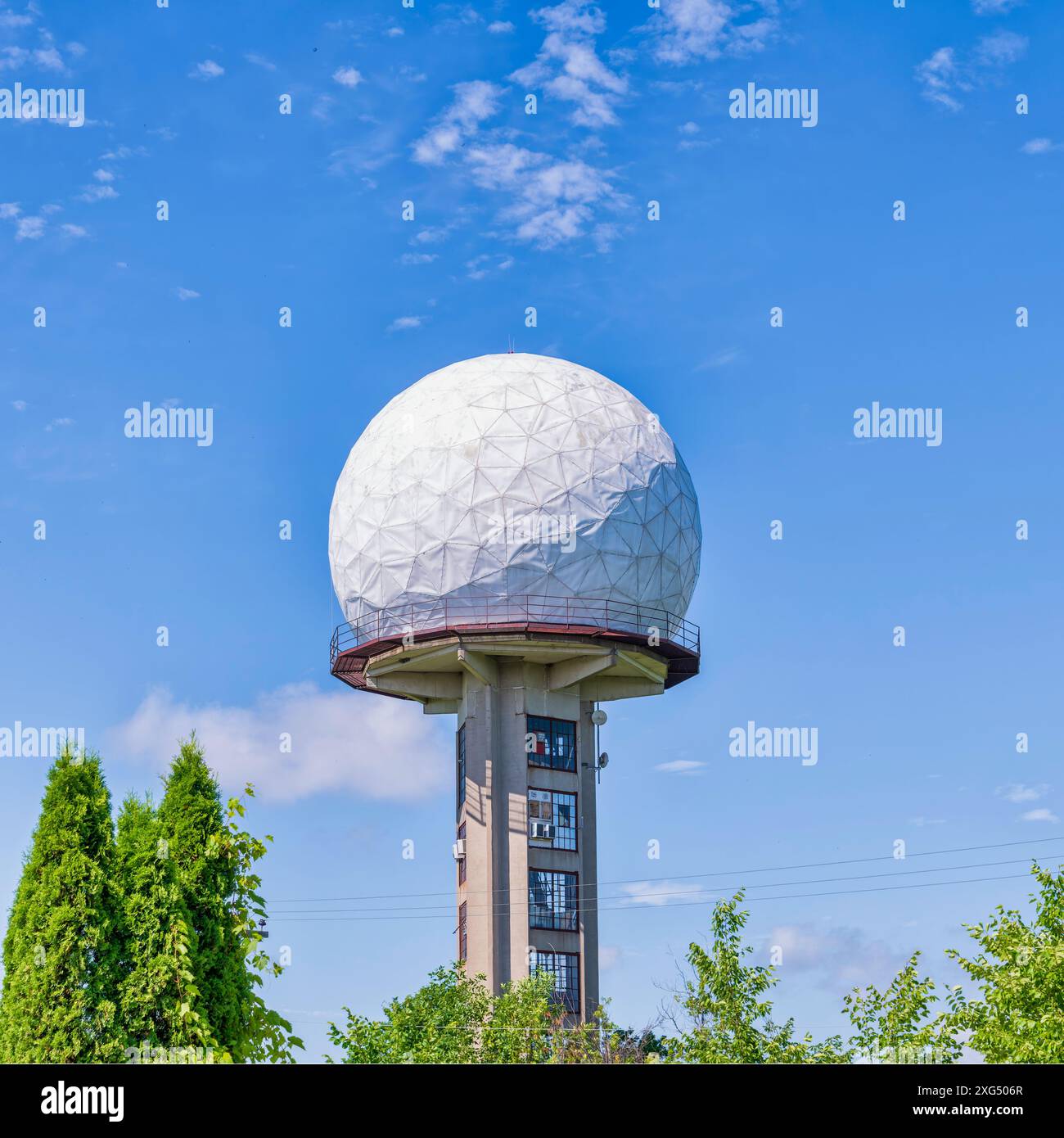 Morgan Arboretum Tower Stock Photo - Alamy