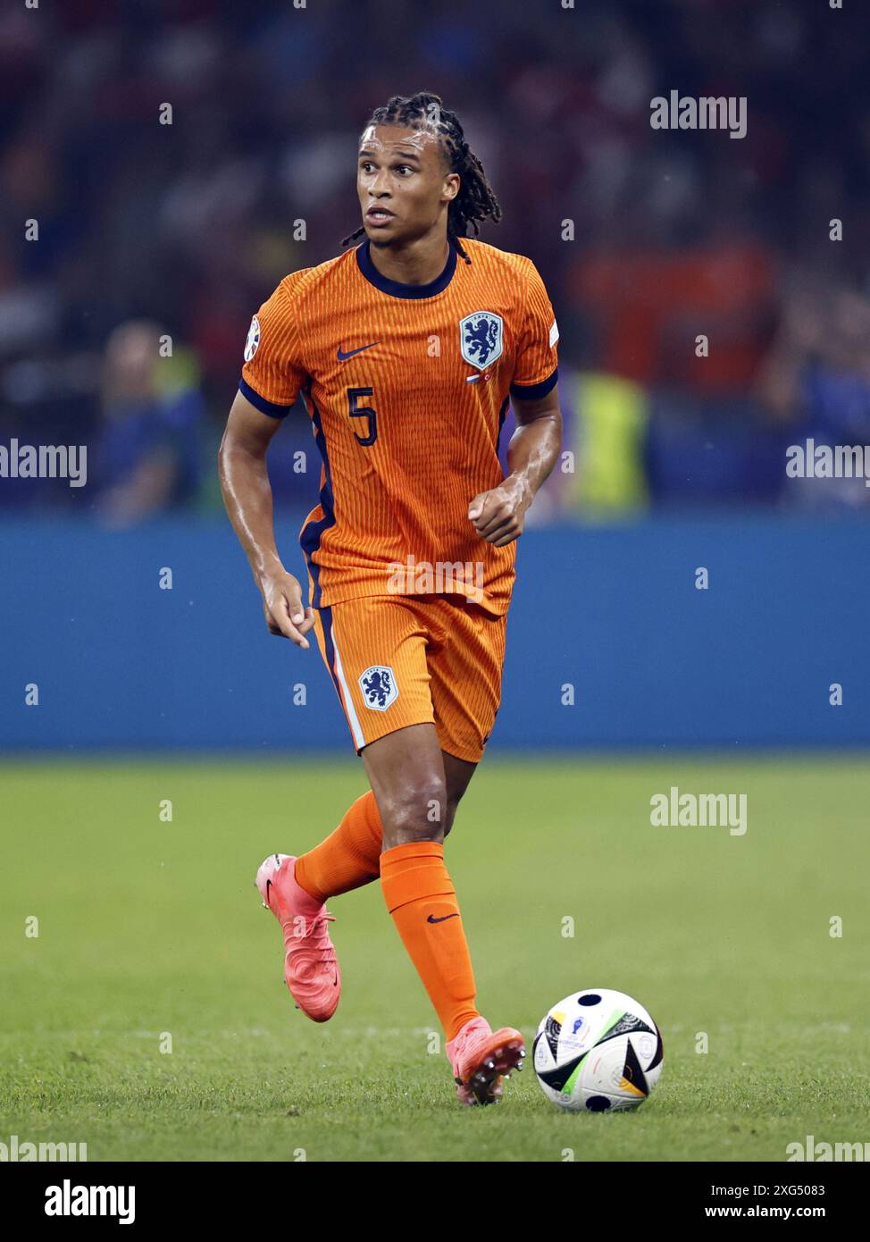 BERLIN - Nathan Ake of Holland during the UEFA EURO 2024 quarter-final ...