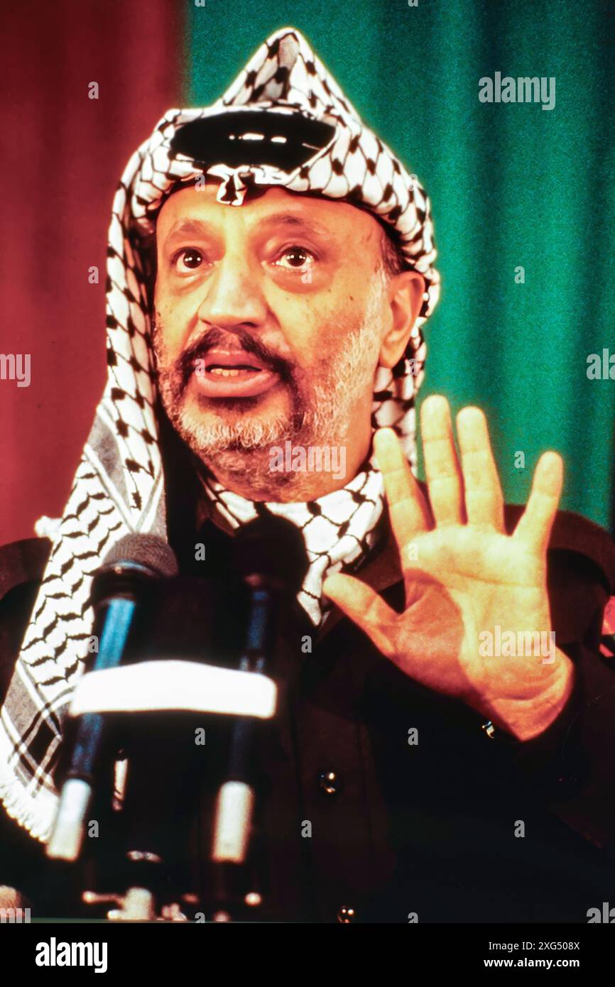 Yasser ARAFAT (Mohammed Yasser Abdel Rahman Abdel Raouf Arafat al-Qudwa ...