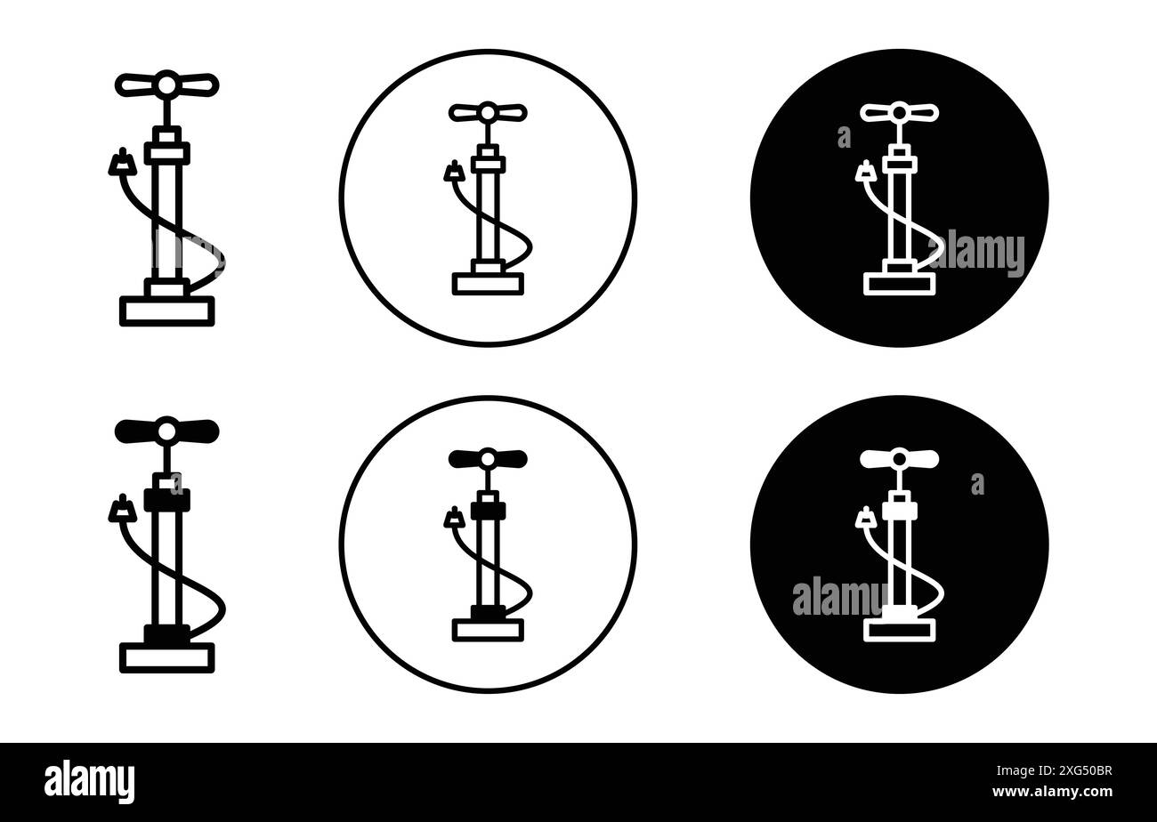 Air Pump icon vector logo set collection for web app ui Stock Vector Image & Art - Alamy