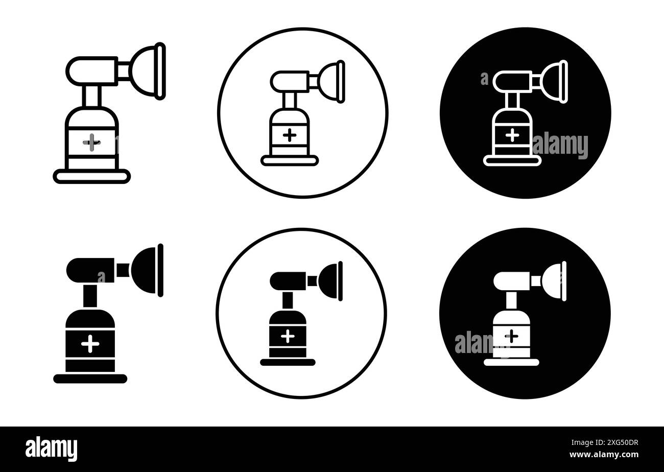 anesthesia icon vector logo set collection for web app ui Stock Vector ...