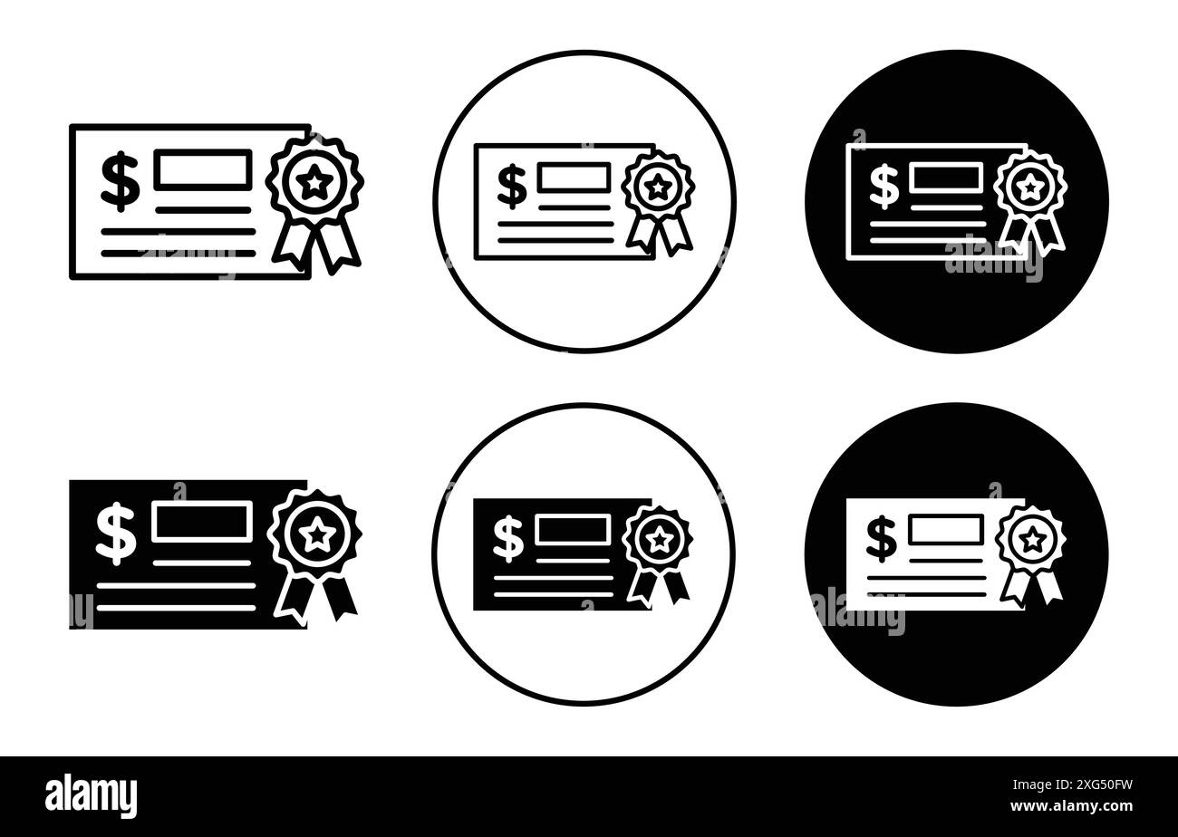 Bonds icon vector logo set collection for web app ui Stock Vector Image ...